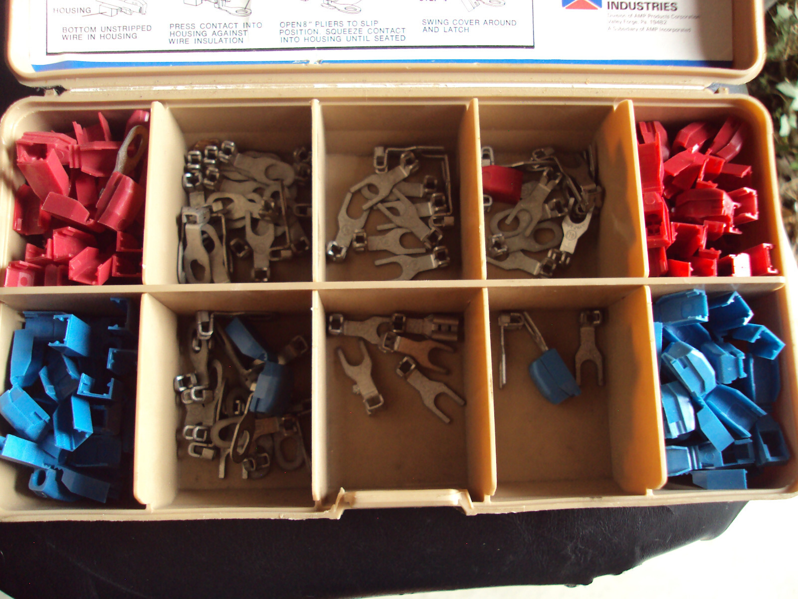 Amp Tools Plyr-Tap Faston Tabs Receptacles Connector Spade Terminals ...