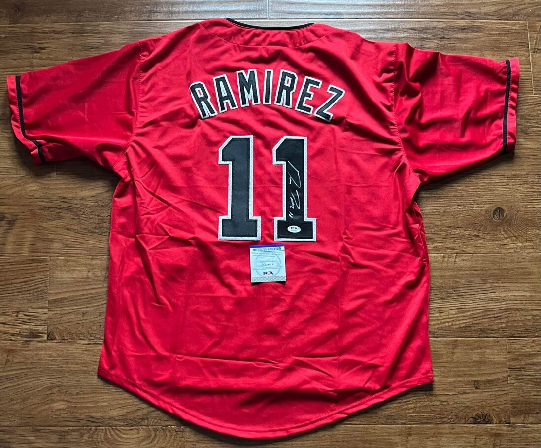 Jose Ramirez Autographed Memorabilia | Signed Photo, Jersey ...