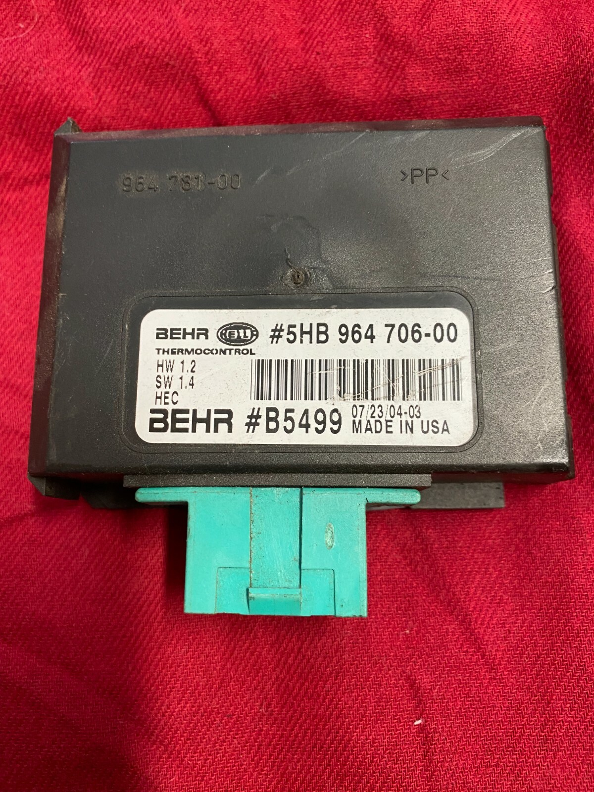 Behr 5HB-964-706-00 Thermolock Thermocontrol Module B5499 Temperature ...