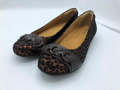Softspots Confortiva Posie Flats (2146) Copper Suede Leopard Size 7N | eBay