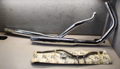 HARLEY 79 ONLY SPORTSTER CYCLE SHACK CHROME EXHAUST MUFFLER PIPES W ...