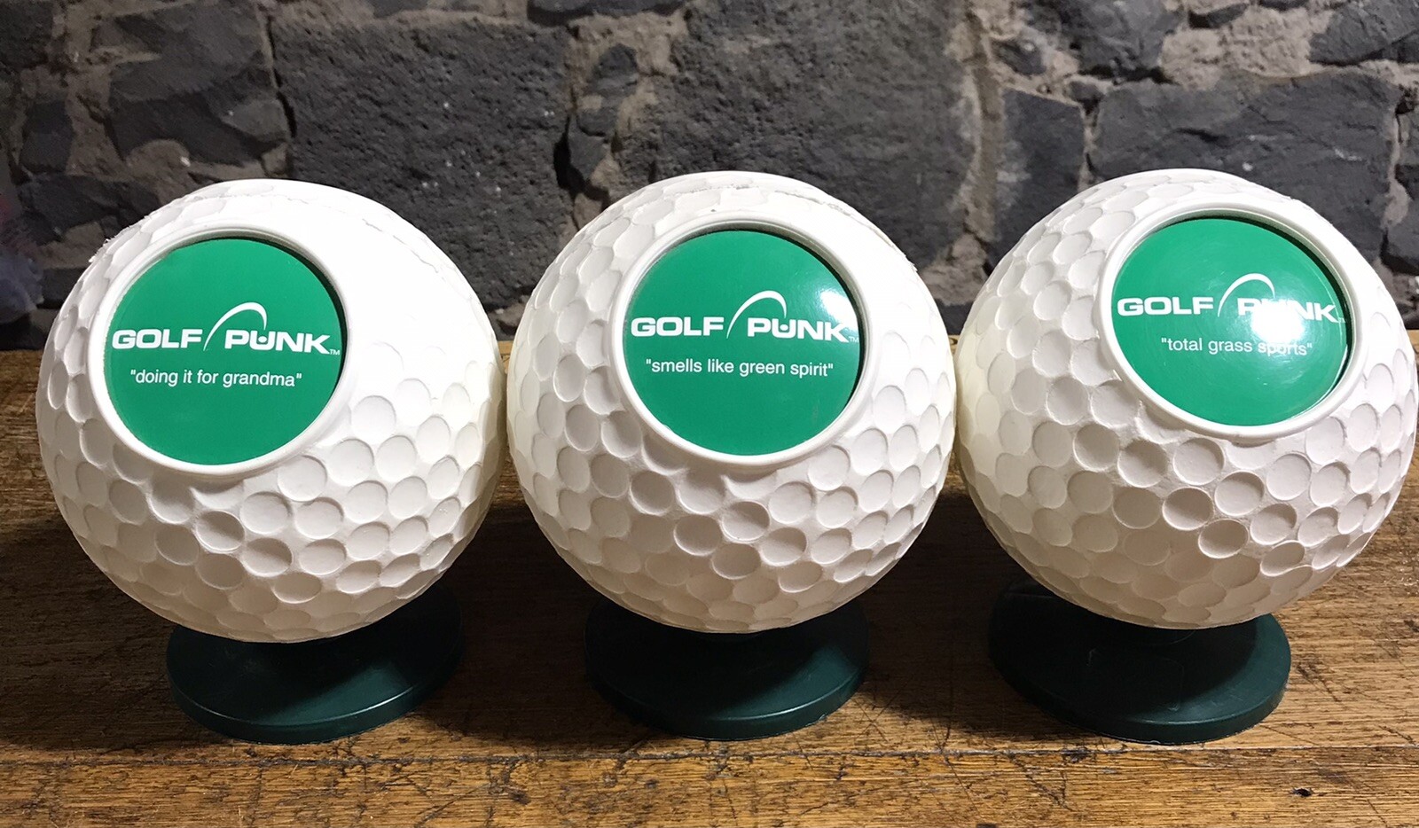 Golf Punk Vintage 90’s Golf Ball Hat Stands & 500 New Novelty Golf Punk ...