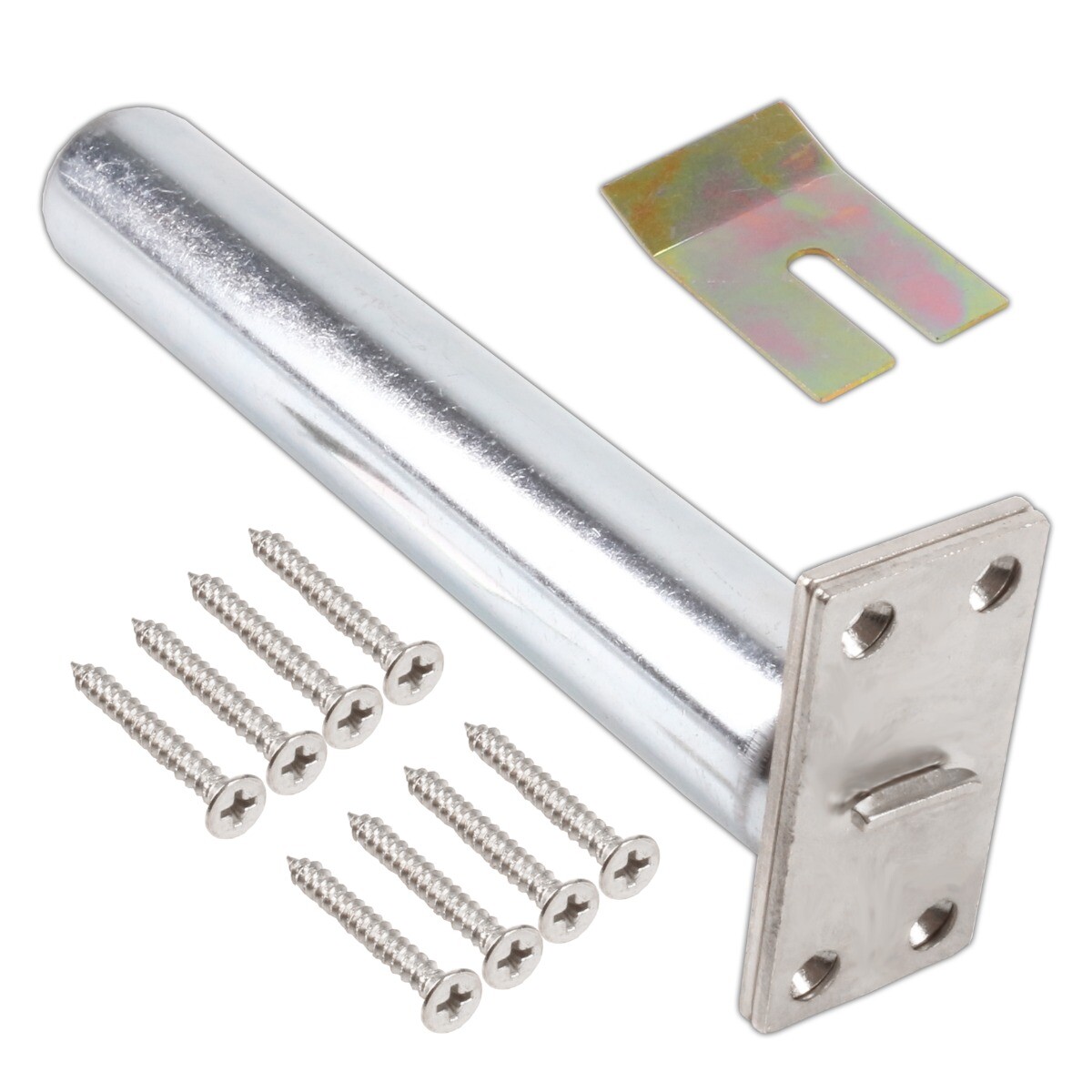 HEAVY DUTY CHROME CONCEALED DOOR CLOSER Inner Chain Spring Mortice FIRE ...