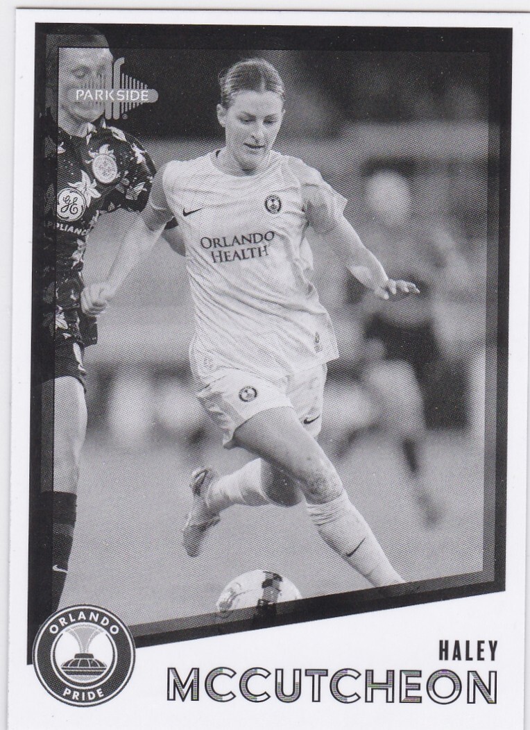 2023 Parkside NWSL Volume 1 BLACK & WHITE #117 Haley McCutcheon ...