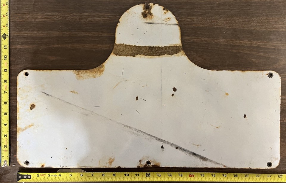 Rare Vintage Porcelain Oil Field Sign - Signal Oil & Gas Company PRC ...