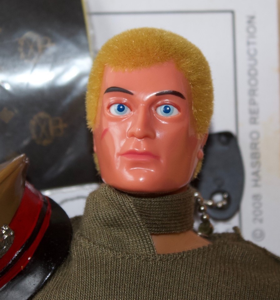vintage action man 40th anniversar blonde hair eagle eye talking ...