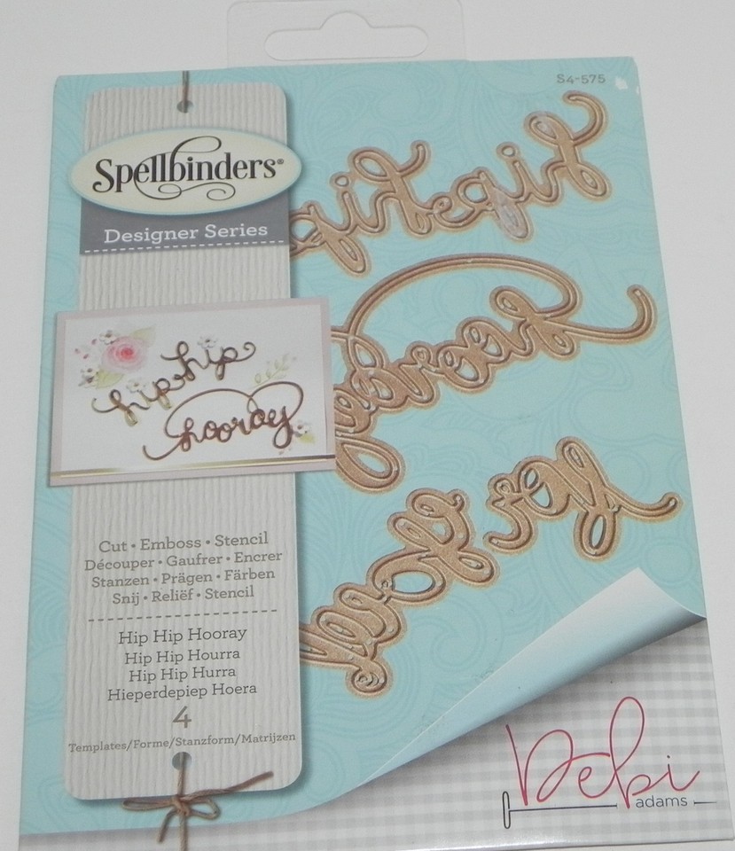 LOT HIP HIP HOORAY DECKLED RECTANGLES CORBELS SPELLBINDERS PAPER ...