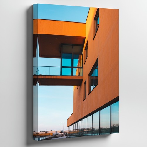 Striking Modern Architectural Structure Featuring Bold, Angular Forms ...