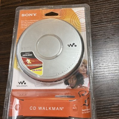 Vintage 2007 Sony Walkman D-EJ011 CD Compact Disk Player Silver New In Package | eBay
