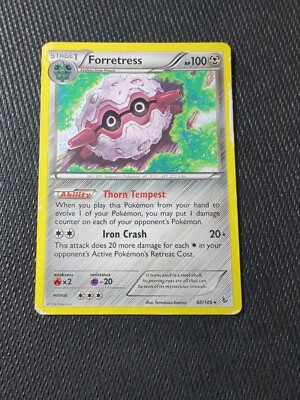 Pokémon TCG Forretress Flashfire 60/106 Rare - Tomokazu Komiya | eBay