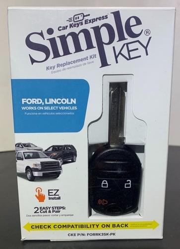 SIMPLE KEY Car Keys FOB Kit FORD LINCOLN MAZDA MERCURY Programmer NEW ...