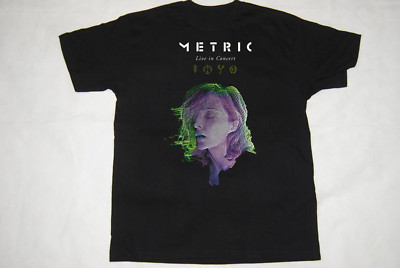 Metric Band Live In Concert Black T-Shirt Cotton All Size RM14 | eBay
