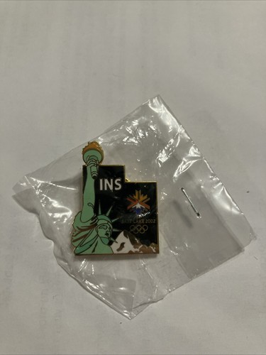 Vintage 2002 Salt Lake City Olympic Pin INS Immigration Pin. Extra Rare ...