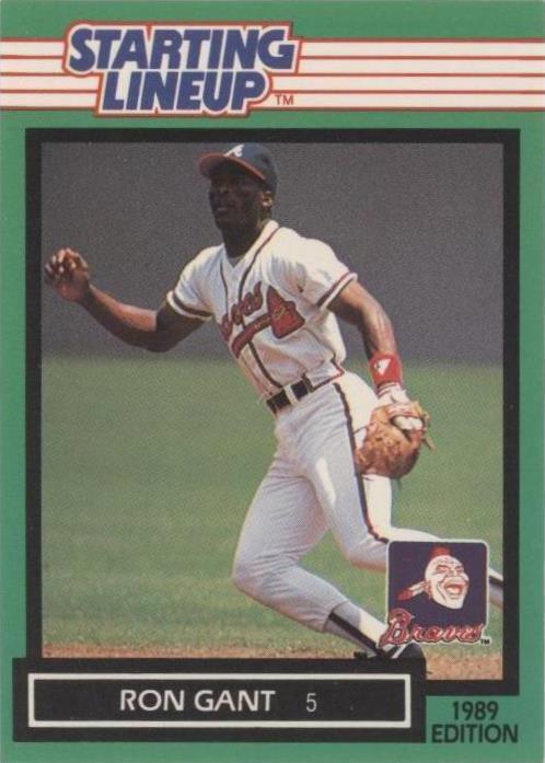1989 Starting Lineup Cards - Ron Gant for sale online | eBay