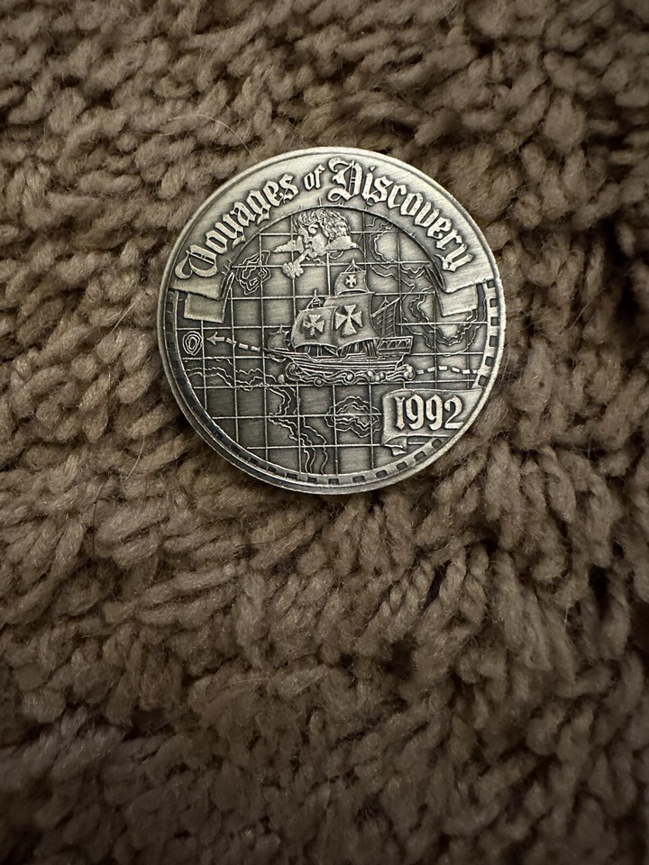 1992 Rex Ox. Silver Doubloon- Mardi Gras Krewe Favor | eBay