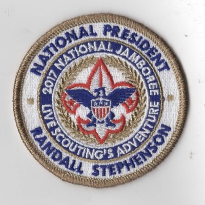 2017 National Jamboree Randall Stephenson National President Patch GMY ...
