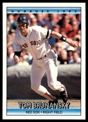 1992 Donruss #490 Tom Brunansky Boston Red Sox | eBay