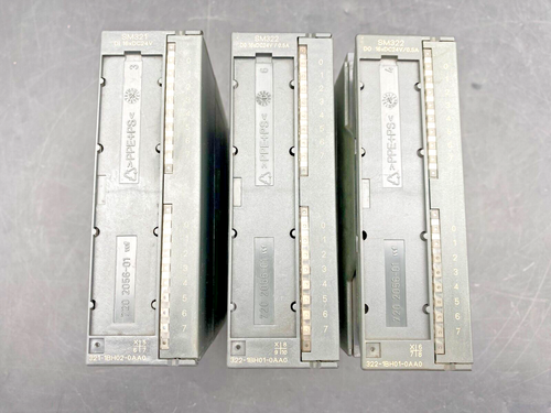 LOT OF 3 SIEMENS SIMATIC SM321 6ES7 322-1BH01-0AA0 E-S 05 DIGITAL ...