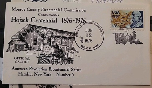 OFFICIAL CACHET EVENT COVER OF THE HOJACK CENTENNIAL EVENT MONROE ...