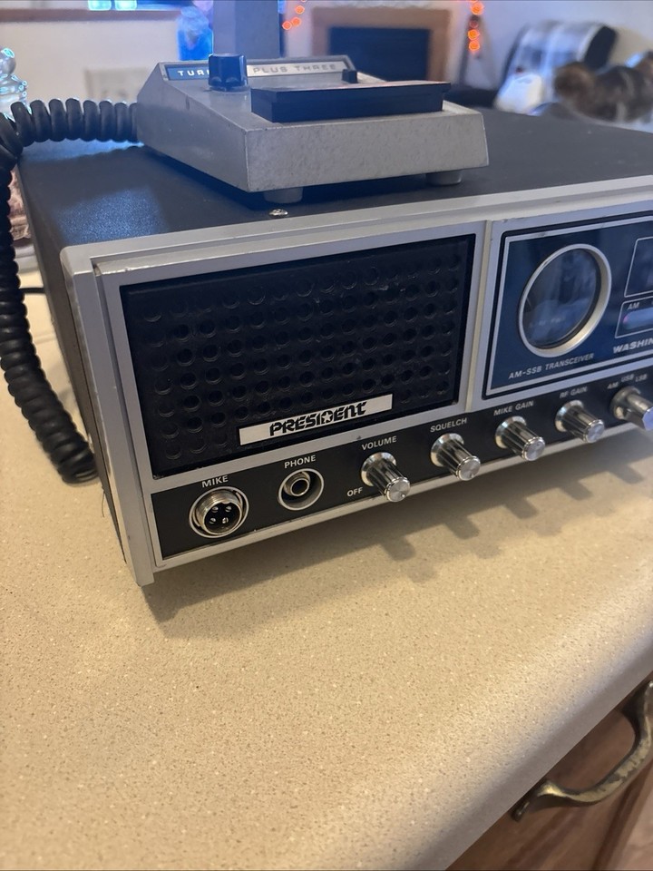 Vintage Uniden President Washington AM-SSB Transceiver Radio Power ...