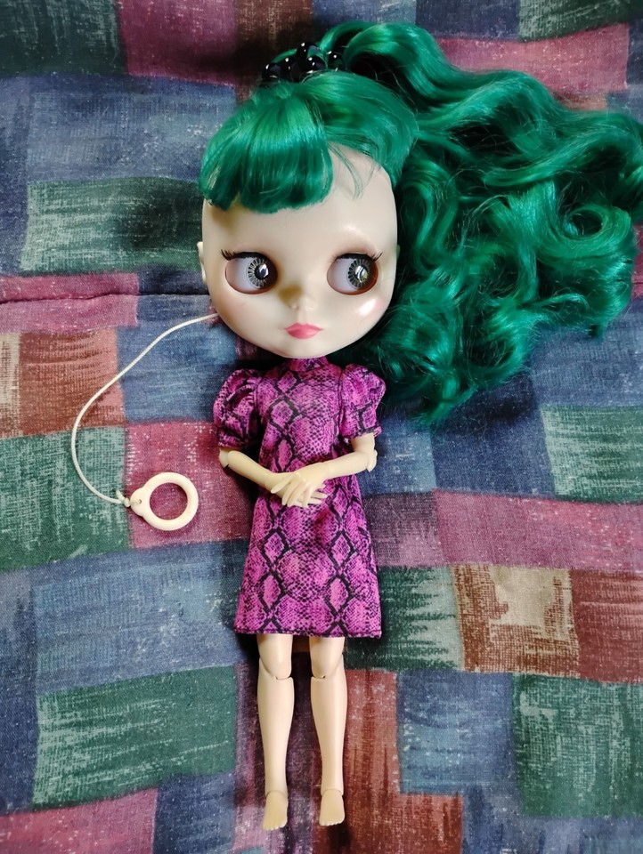 Customized TBL Factory Blythe Doll Jointed Body Teal Hair (Read ...