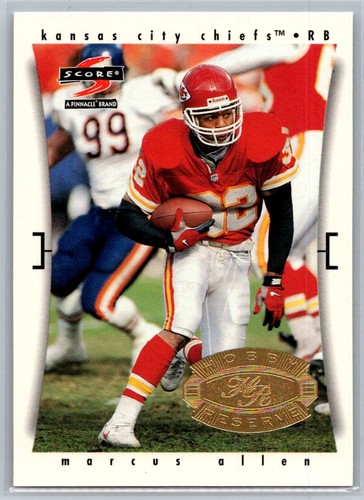 1997 Score Hobby Reserve Football #109 Marcus Allen - VG - Kansas City ...
