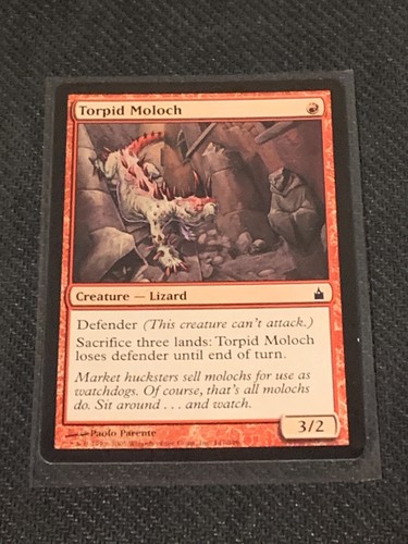 Magic the Gathering Ravnica City of Guilds Torpid Moloch | eBay