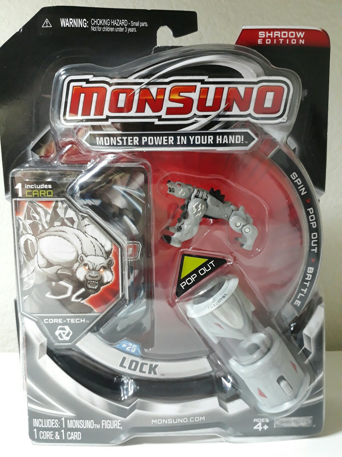 Monsuno figure #03 Charger, #06 Backslash, & #25 Lock (Shadow Edition ...