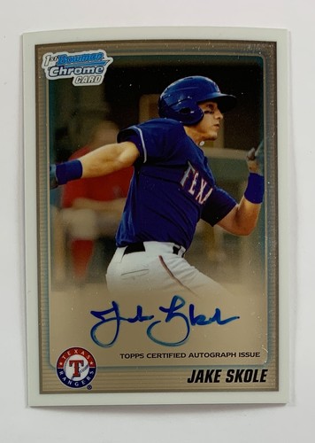 2010 Bowman Chrome Jake Skole 1st Bowman Autograph Auto Card AR40 | eBay