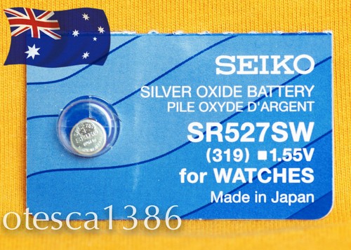 SR527SW (319) Seiko Battery, Brand New, MADE IN JAPAN | eBay