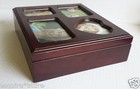 Jewelry Box wooden brown (9 x 10 inches) photo frame top | eBay