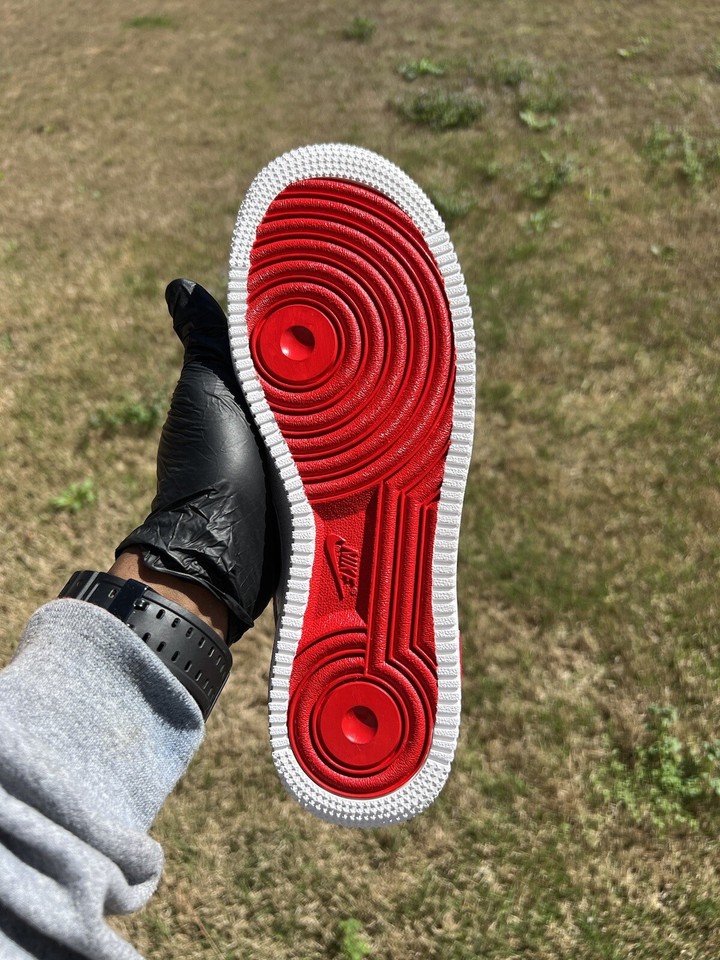 Air Force 1 x Low Red Bottom CUSTOM (READ DESCRIPTION) | eBay