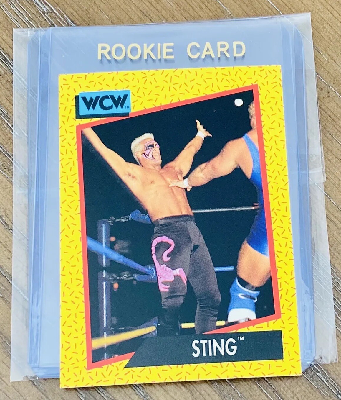 Sting Rookie Card 1991 WCW Wrestling Card #7 WWE Yellow Card🌟Mint | eBay