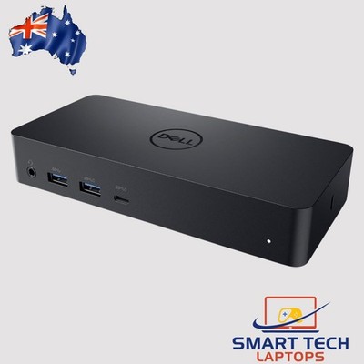 Dell D6000 Universal Dock USB-C USB 3.0 4K Triple Monitor 130W Power ...