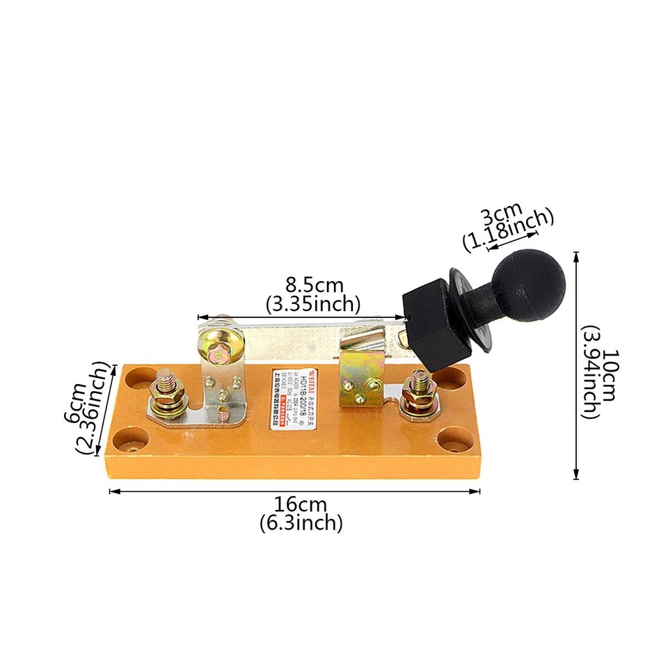 AC 400V 200A Single Throw Electric Brake Open Type Safety Knife Switch ...