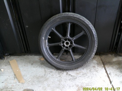 1981 Kawasaki KZ750 KZ 750 H KZ750H Front Wheel Rim Tire 100/90-19 | eBay