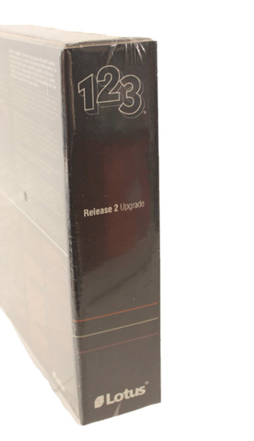 Lotus 1-2-3 Rel 2 Upgrade, Spreadsheet Graphics Database 5.25" New Old ...