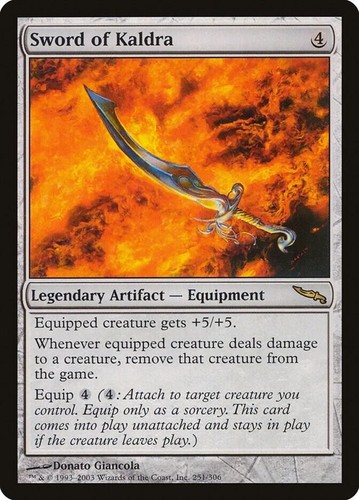 Sword of Kaldra MTG - LP - Mirrodin - Magic the Gathering 251/306 | eBay