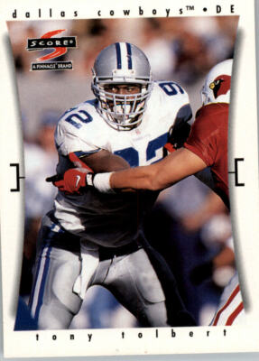 1997 Score Football #143 Tony Tolbert - Dallas Cowboys | eBay