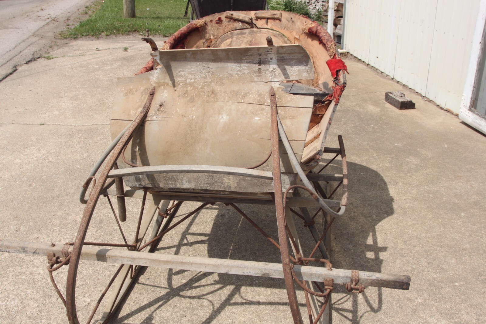 Horse Drawn Albany Cutter Sleigh Antique Carriage Wagon Buggy Cart | eBay
