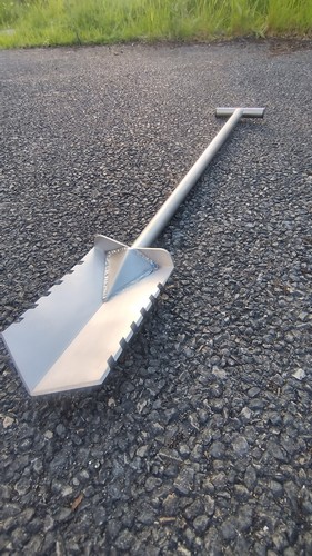 LIMITED EDITION Titanium shovel thickness 3mm SuperB shovel for metal ...