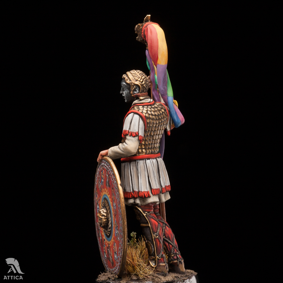 Roman Cavalryman Draconarius 54mm Painted Miniature Toy Soldier Pre ...