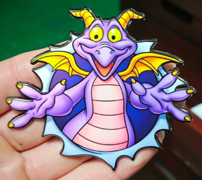 PIN FIGMENT BREAK THROUGH 3" JUMBO FANTASY EPCOT JOURNEY INTO ...