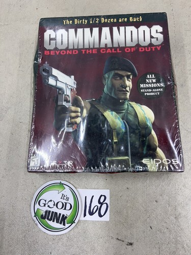 New Sealed Commandos Beyond The Call of Duty Eidos Big Box PC Game | eBay