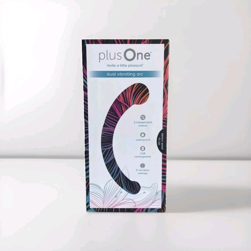 plusOne Vibrating Dual Arc Massager, 10 Vibration Settings, Teal ...