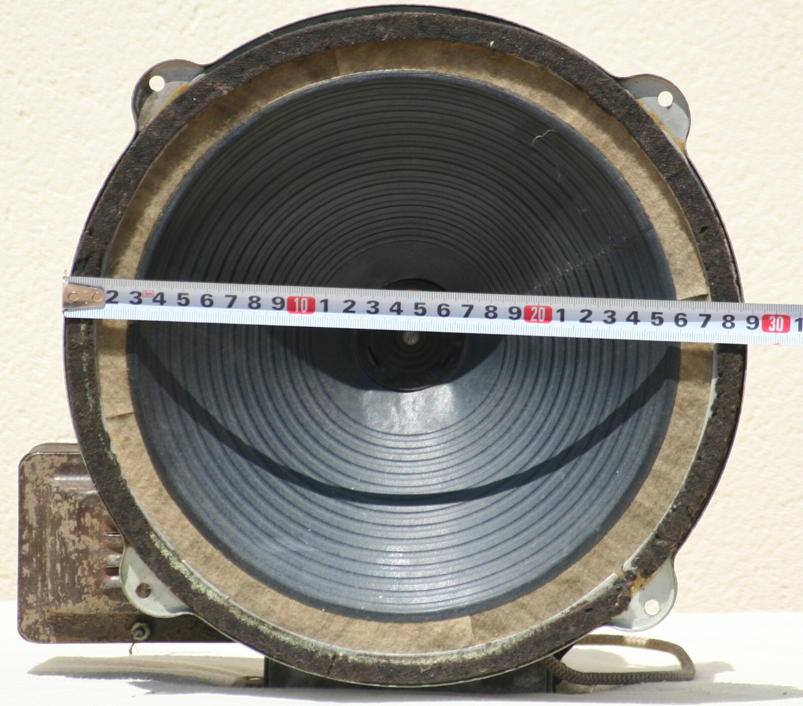 Vintage Loud Speaker Field Coil Full Range Horn Cinemeccanica Italy ...