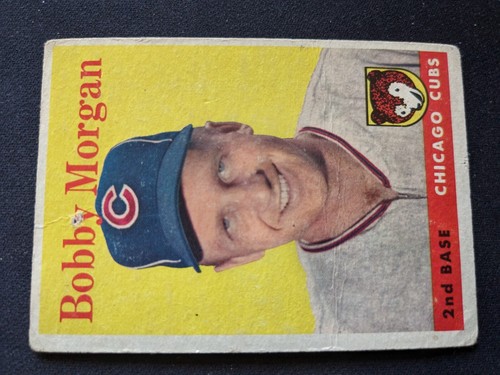 1958 Topps Baseball Card # 144 Bobby Morgan - Chicago Cubs (VG) | eBay