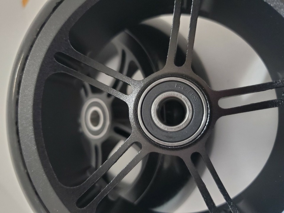 NEW 5" X 1.4" Black Wide Softroll Casters Wheels TiLite Wheelchair ...