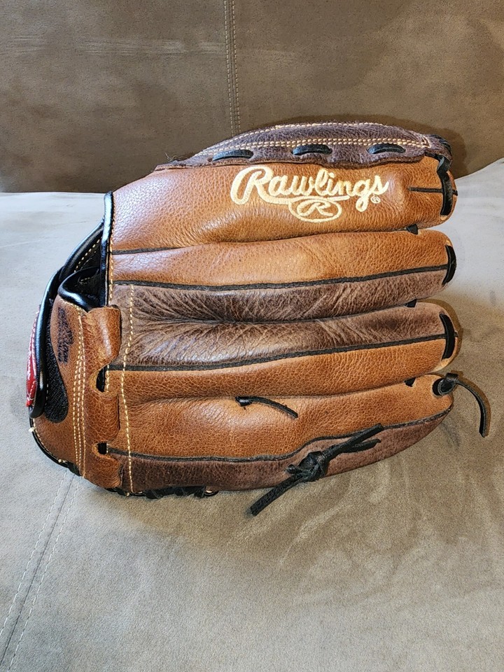 Rawlings RBG36TBR 12.5" Leather Zero Shock Baseball Glove Right Hand ...