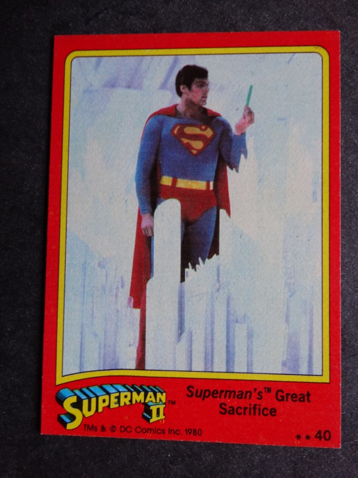 1980 Topps Superman II 2 Movie Trading Card Complete Your Set U You ...
